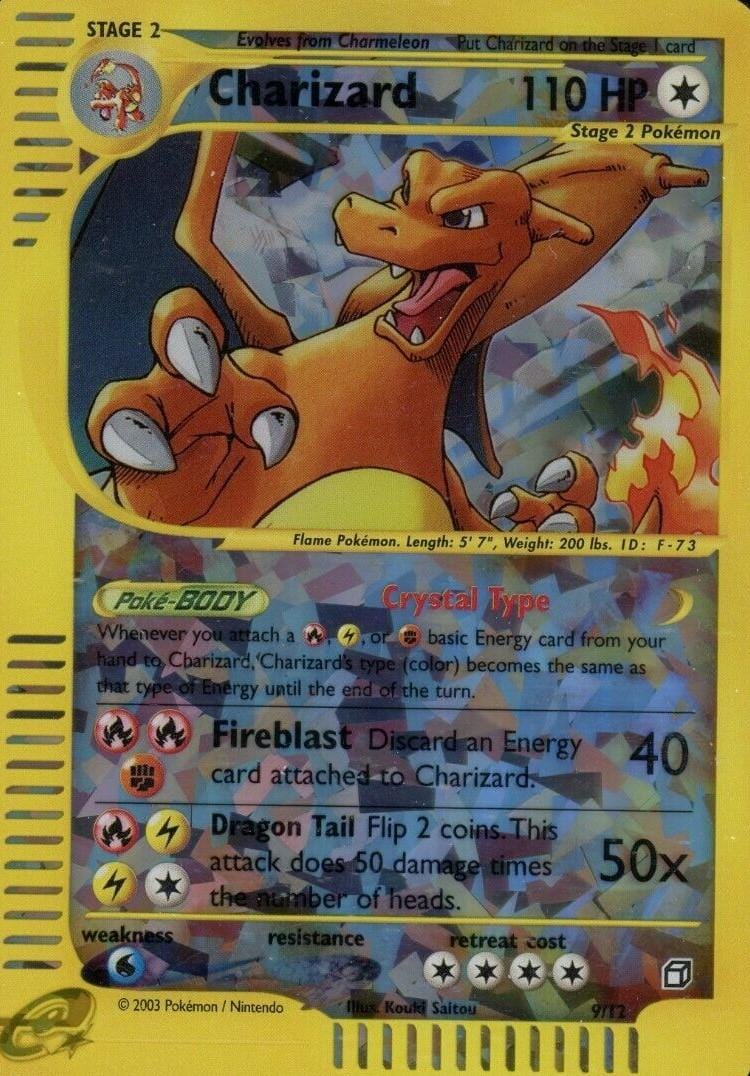 Charizard [Box Topper] #9 Pokemon Skyridge – Afkstore.cl