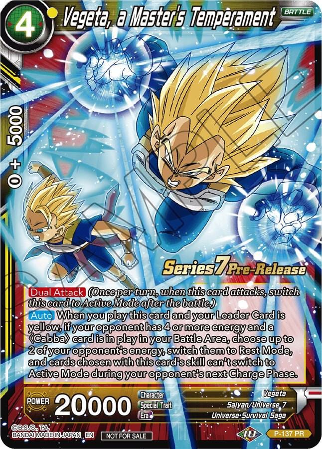 Vegeta, a Master's Temperament (Alt Art) – Afkstore.cl