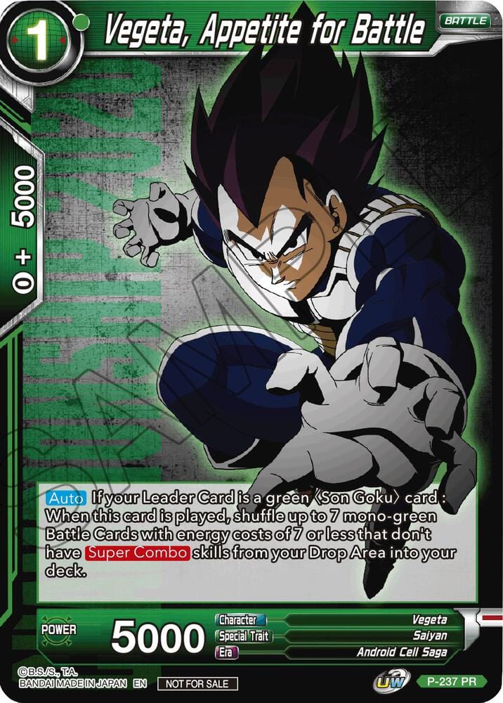 Vegeta, Appetite for Battle – Afkstore.cl