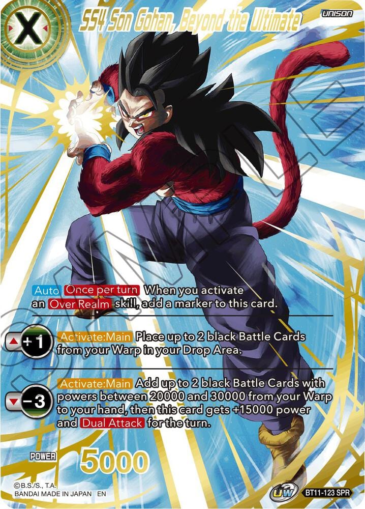 SS4 Son Gohan, Beyond the Ultimate (SPR) BT11-123 – Afkstore.cl