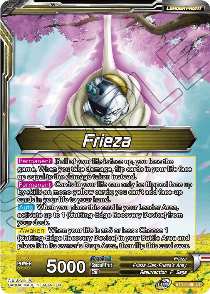Frieza // Frieza, Resurrected BT12-086 (PRE) – Afkstore.cl