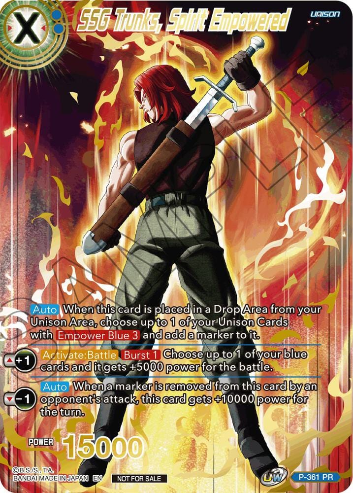 SSG Trunks, Spirit Empowered (Gold Stamped) – Afkstore.cl