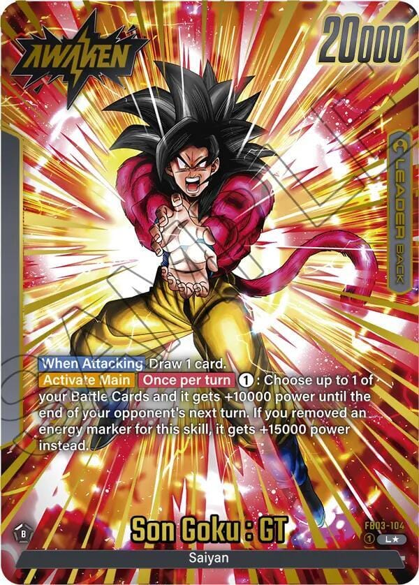 Son Goku : GT - FB03-104 (Alternate Art) – Afkstore.cl