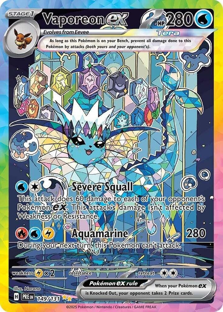 Vaporeon Ex - 149/131 – Afkstore.cl