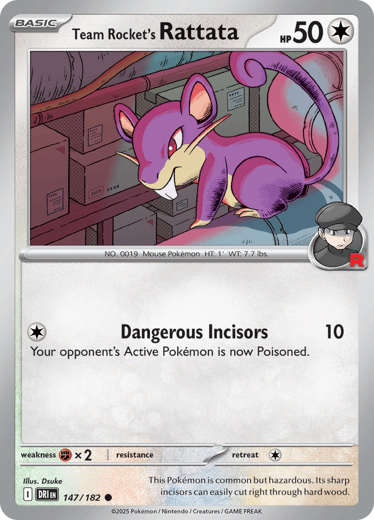 Team Rocket's Rattata 147/182 – Afkstore.cl