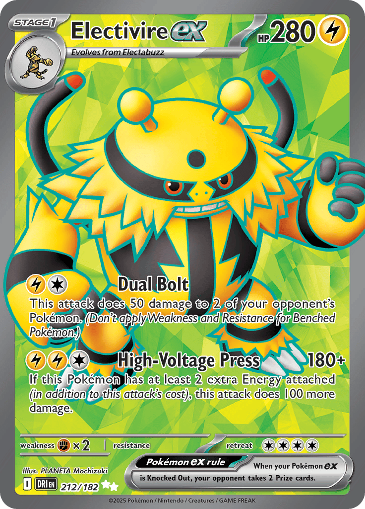 Electivire Ex 212/182 – Afkstore.cl