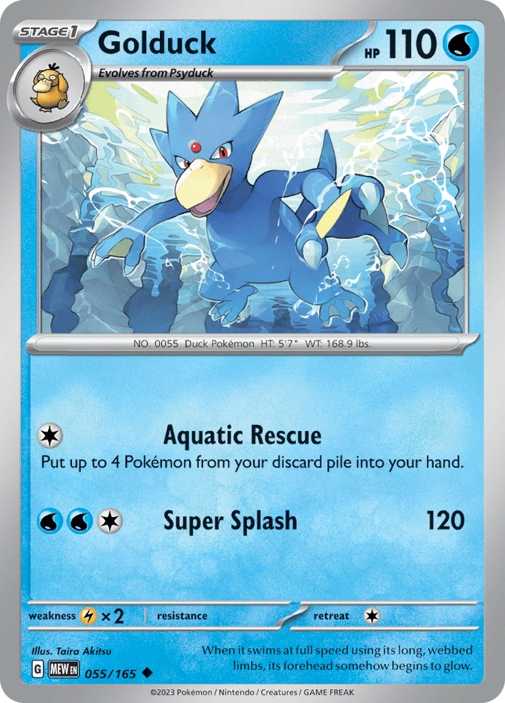 Golduck - 055/165 | Edición 151 – Afkstore.cl