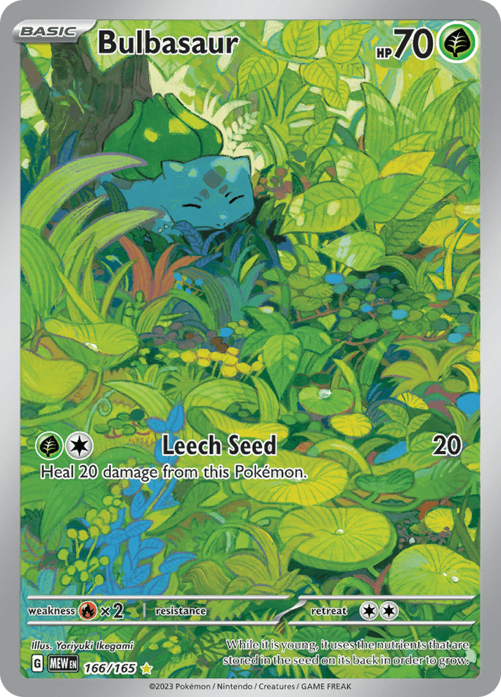 Bulbasaur 166/165 | Edicion 151 – Afkstore.cl