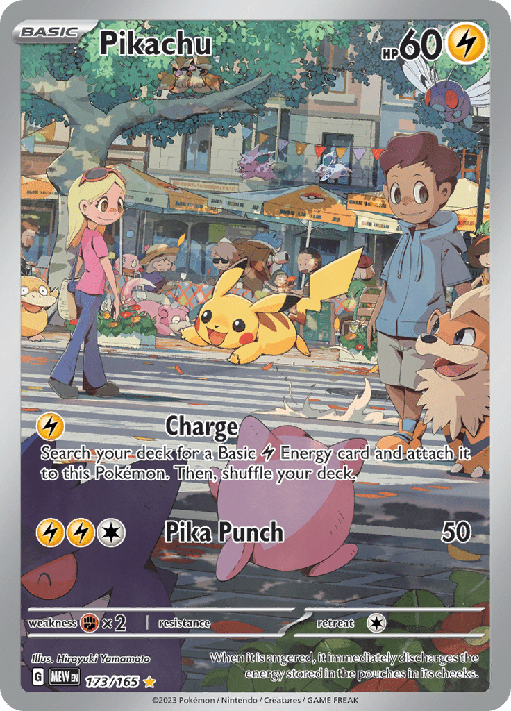 Pikachu 173/165 | Edición 151 – Afkstore.cl