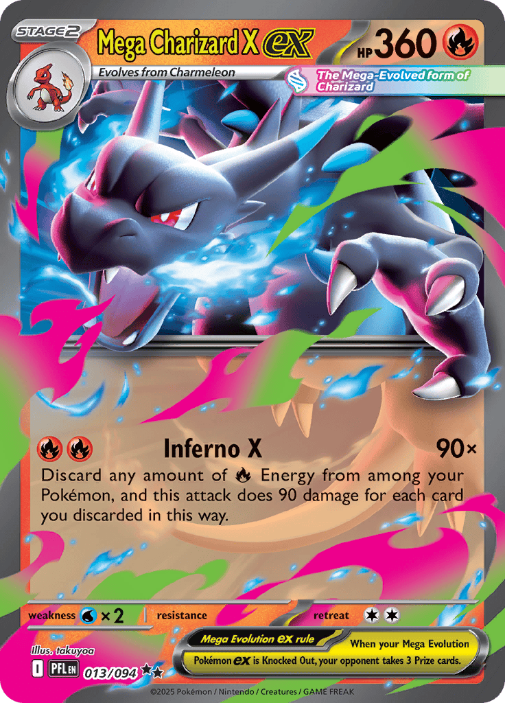 Mega Charizard X Ex - 013/094 – Afkstore.cl