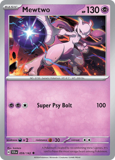 Carta de Mewtwo 059/142 | Stellar Crown – Afkstore.cl
