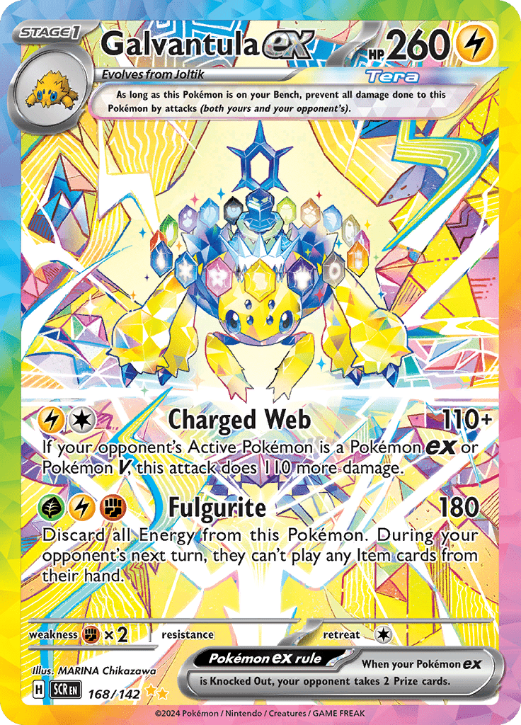 Galvantula Ex 168/142 | Stellar Crown – Afkstore.cl