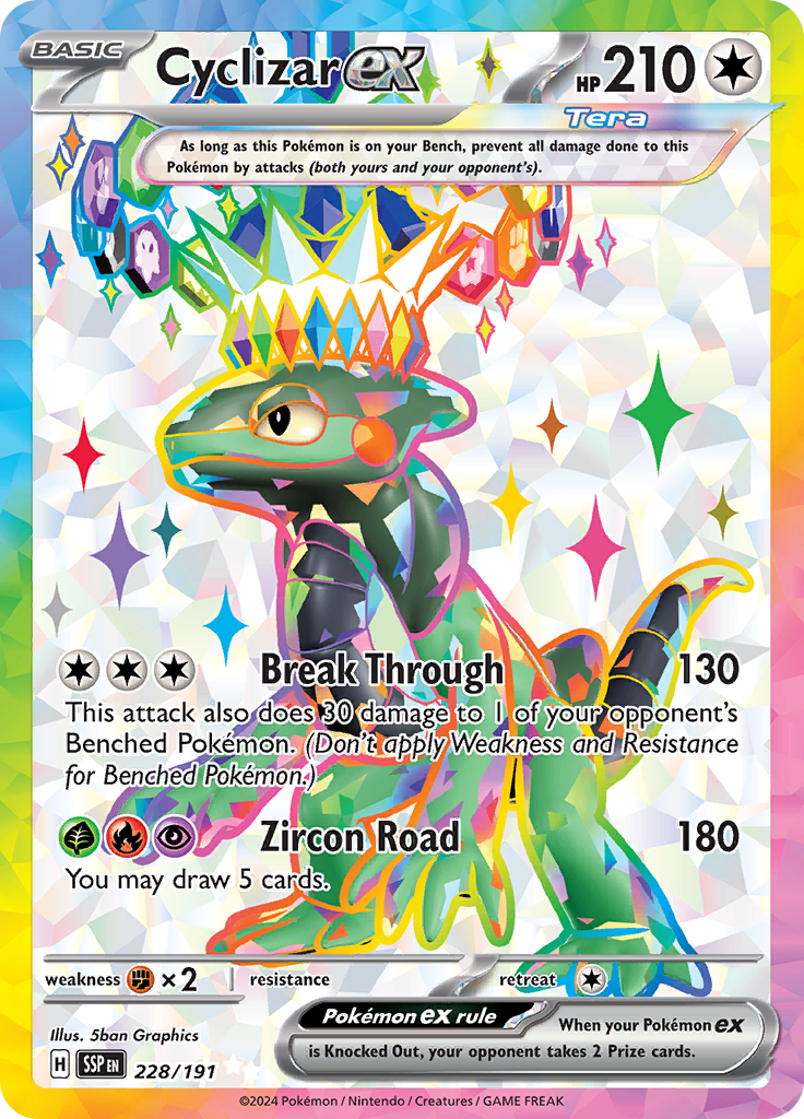 Cyclizar Ex - 228/191 | Surging Sparks – Afkstore.cl