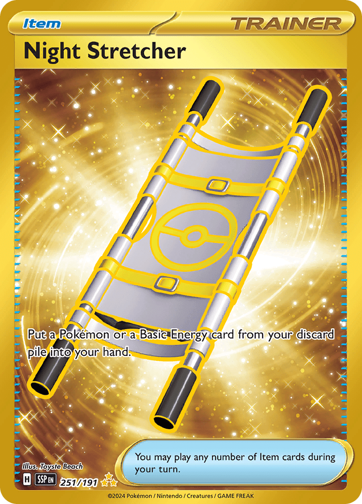 Night Stretcher Gold Secret - 251/191 | Surging Sparks – Afkstore.cl