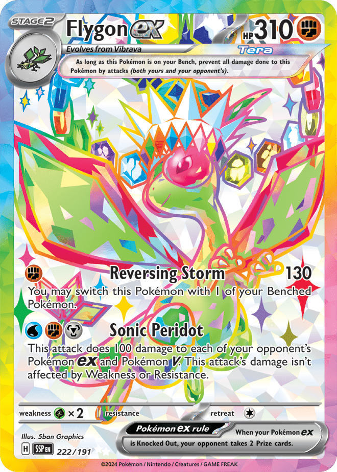Flygon Ex - 222/191 | Surging Sparks – Afkstore.cl