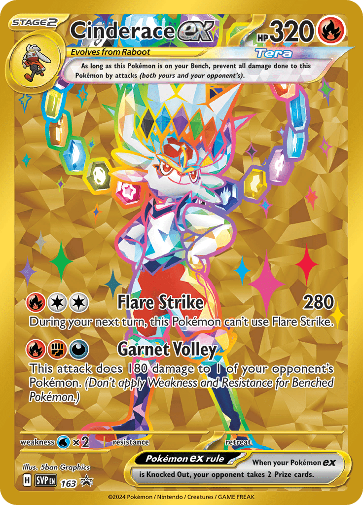 Cinderace ex - SVP163 – Afkstore.cl